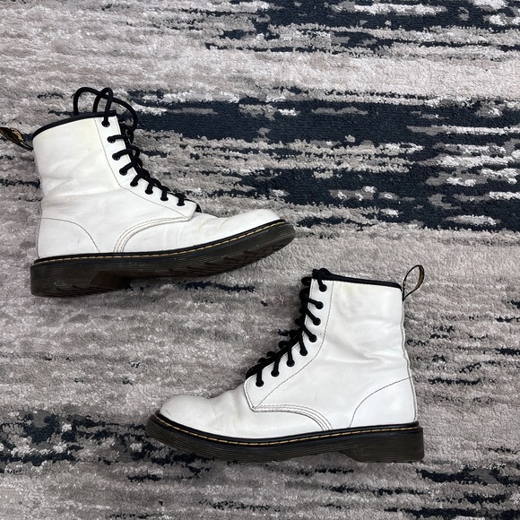 Dr. Martens | Shoes | Dr Martens Docs 46 8eyelet Soft Smooth White ...